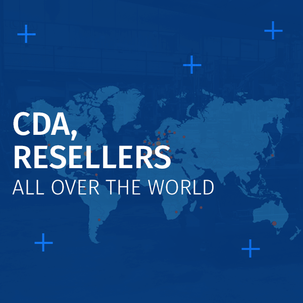 CDA, resellers worldwide - CDA filling & labelling