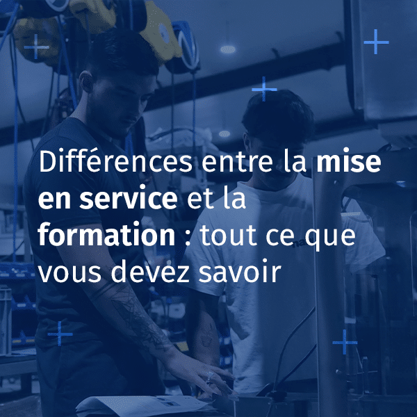 Différences entre la mise en service et la formation